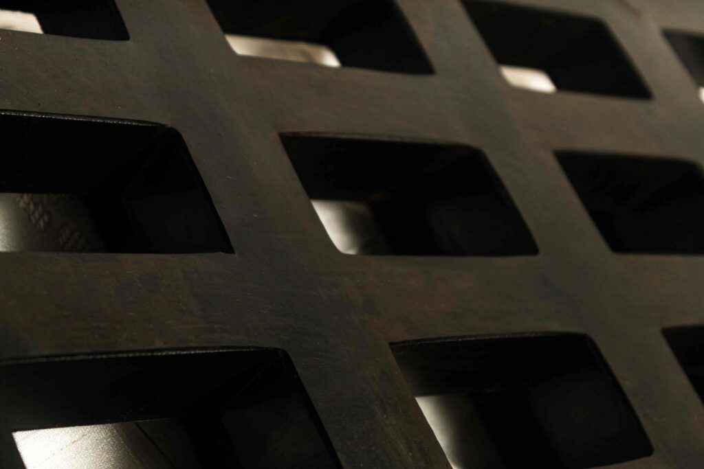 Malla harnero - Caucho 60 a 70 Shore - Slot 70 x 100 mm - Ascmin