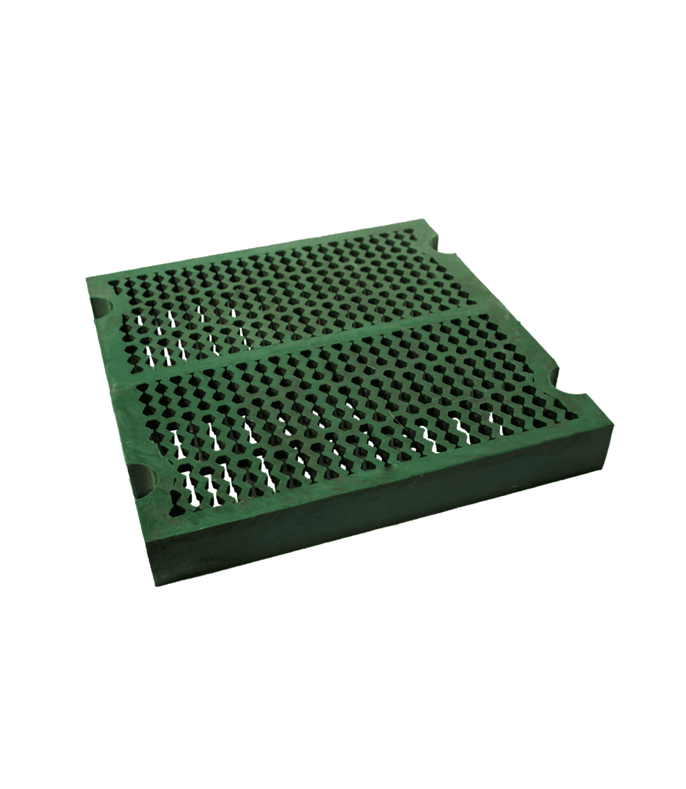 Malla harnero - Caucho 60 a 70 Shore - Slot 70 x 100 mm - Ascmin