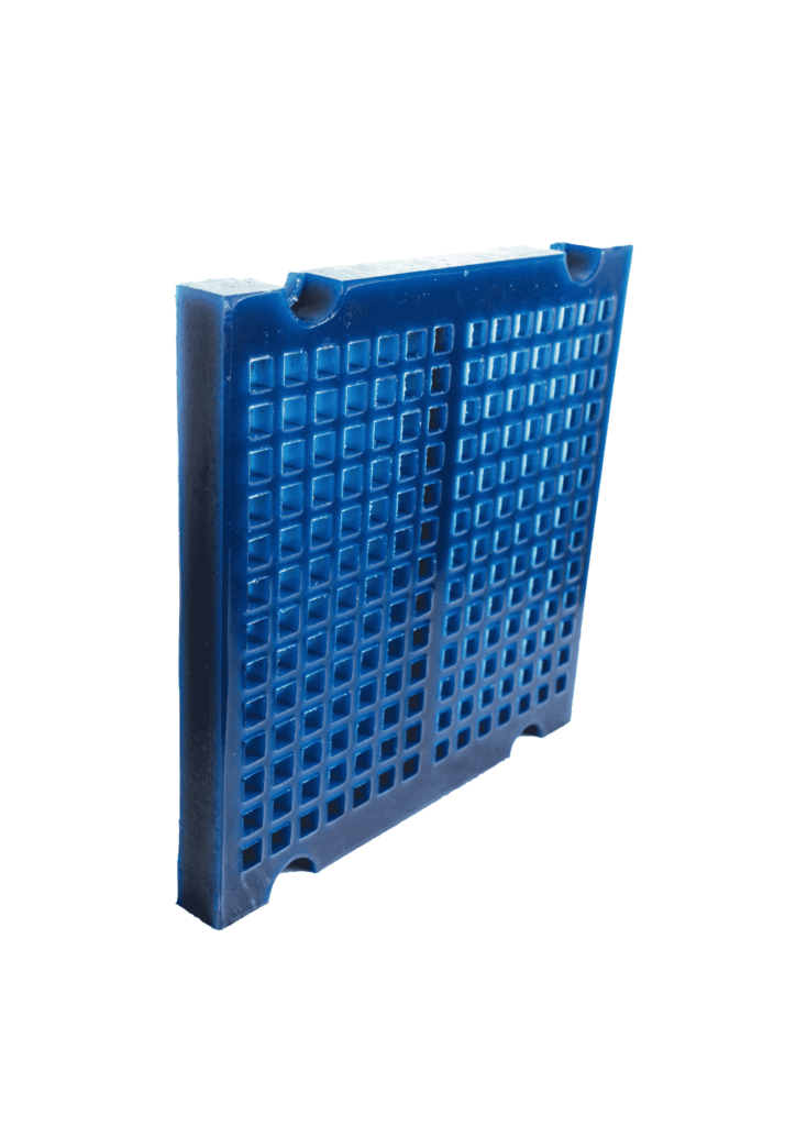 Malla uso en harneros poliuretano y caucho 60 a 85 Shore - a - Ascmin